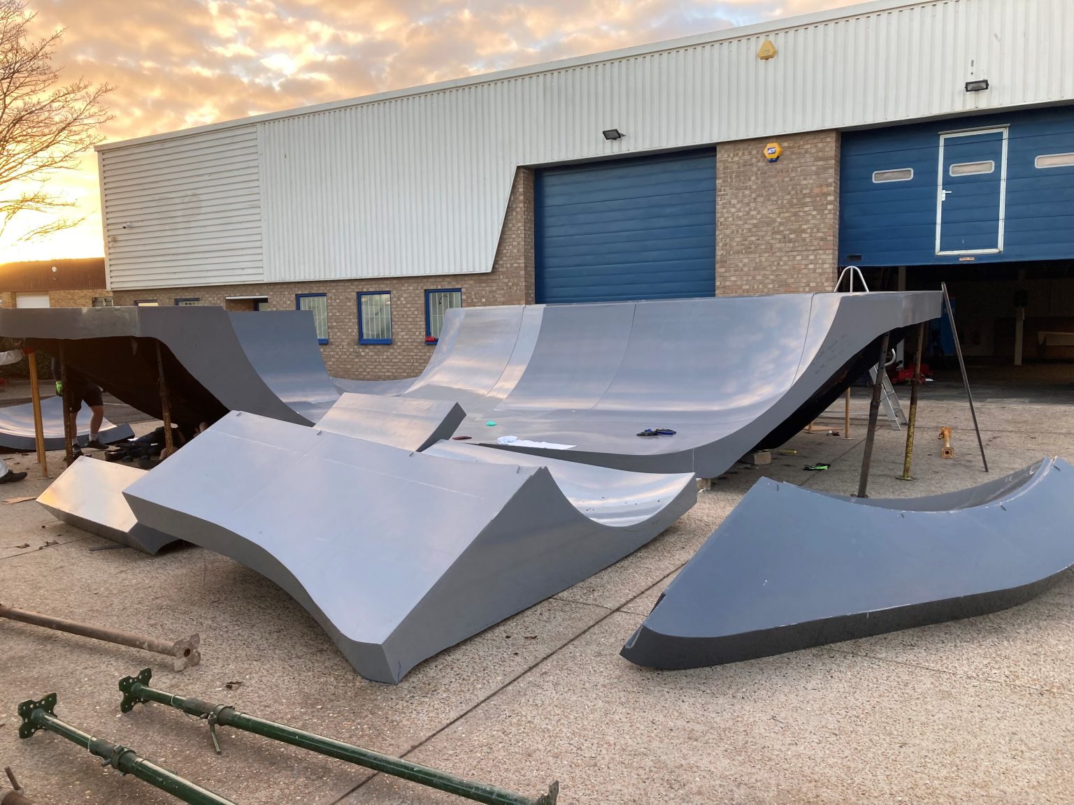 GTR manufactures composite BMX bowl for Red Bull’s “Don’t Look Down ...